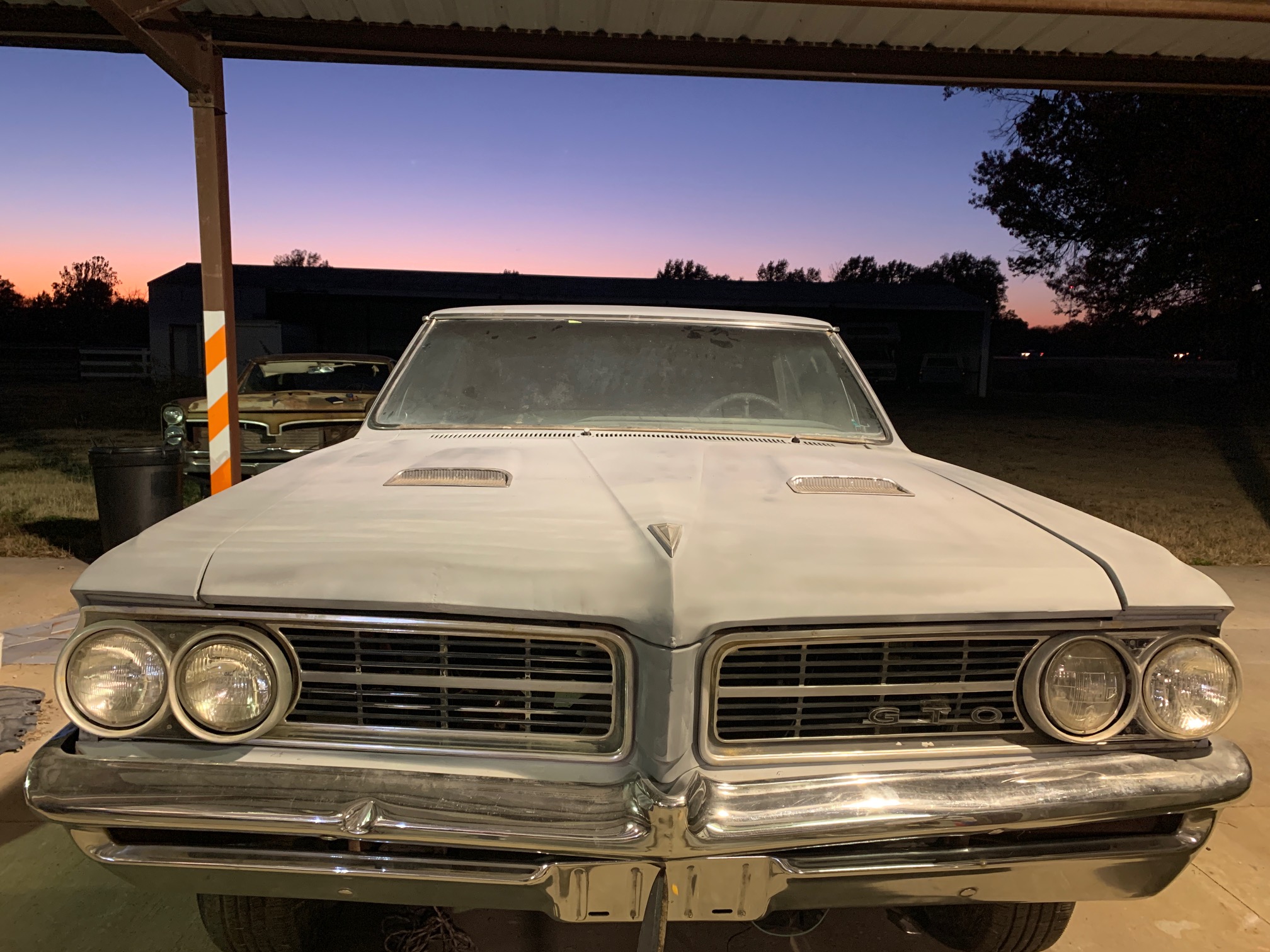 Primer grey, medium red interior, no engine or transmission, originally ...