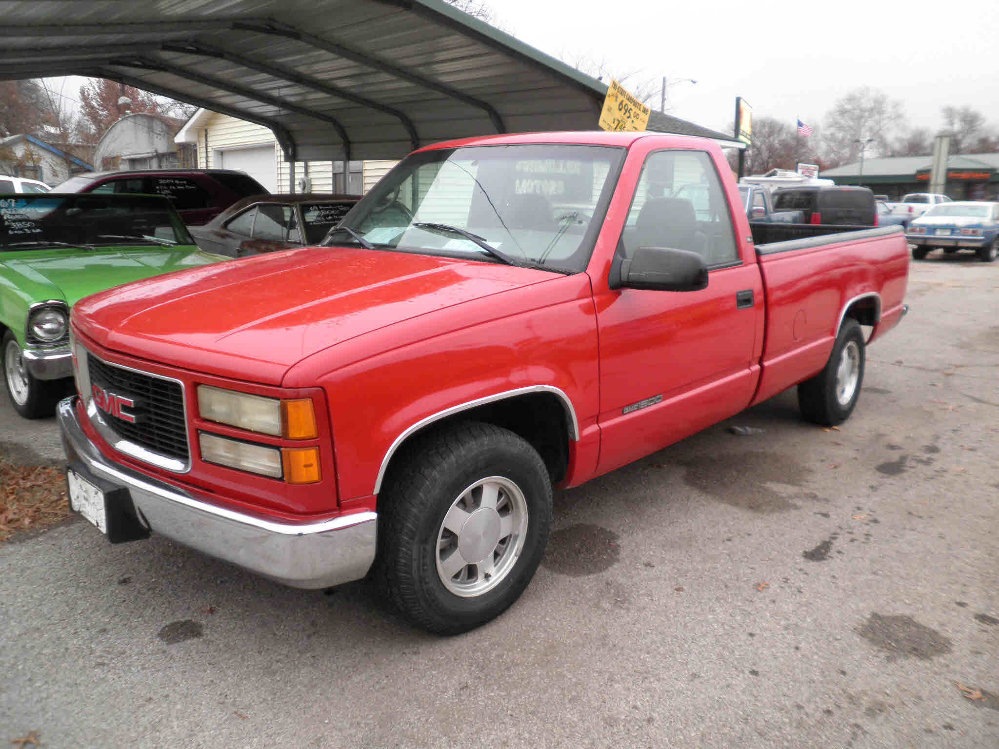 Red, medium grey cloth interior, V-6 4.3 liter, auto, 2 door, a/c ...
